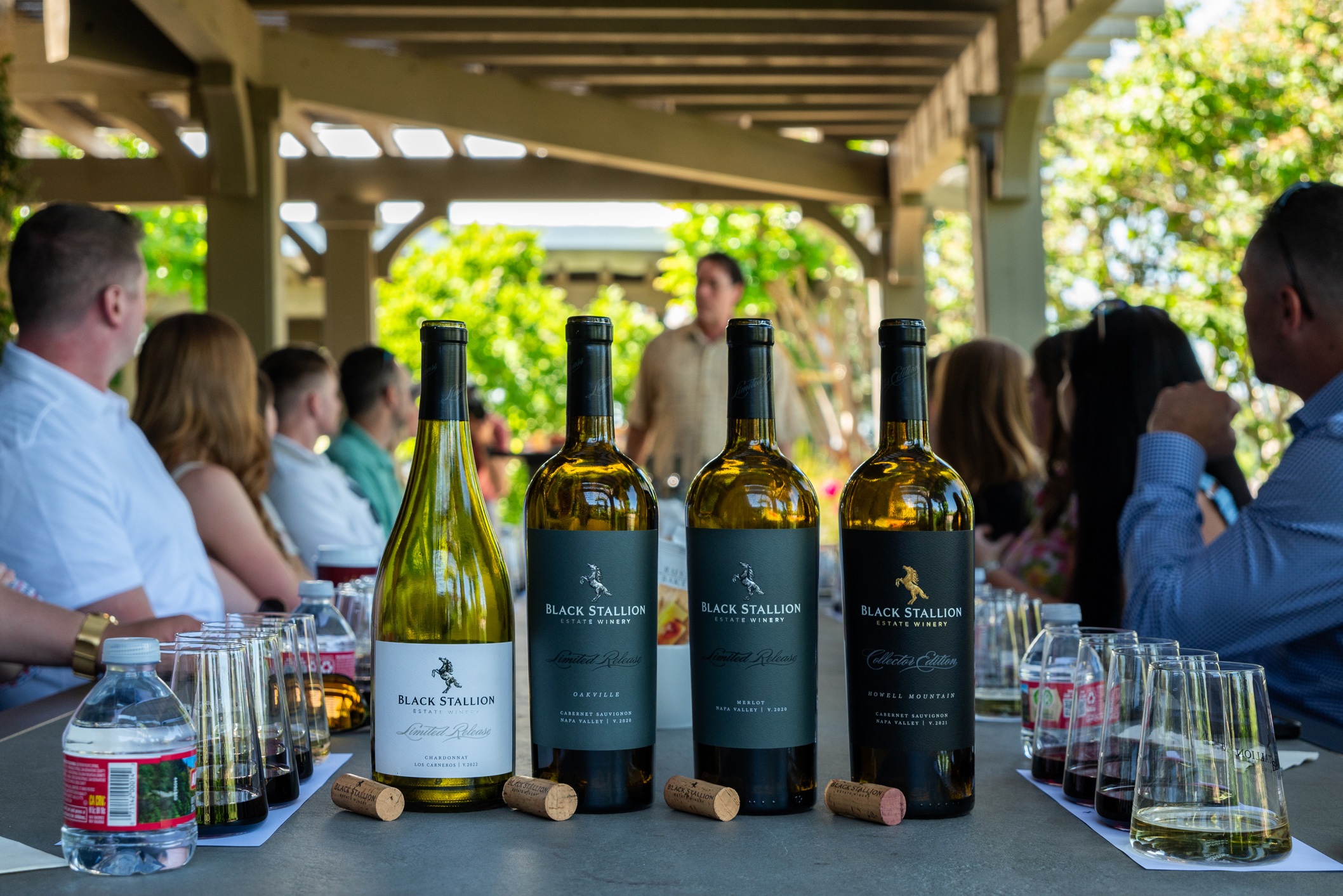 Group Terrace Tasting – Black Stallion Estate Winery